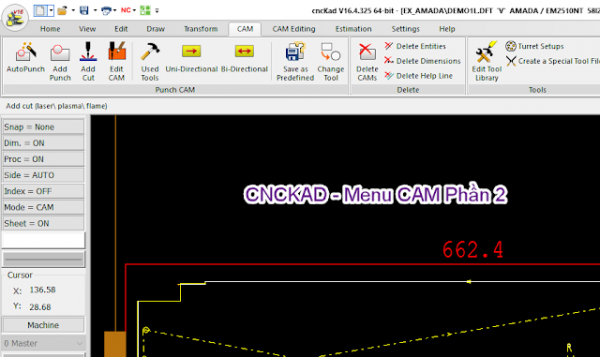 Hướng dẫn CNCKAD - PLC CNC Soft