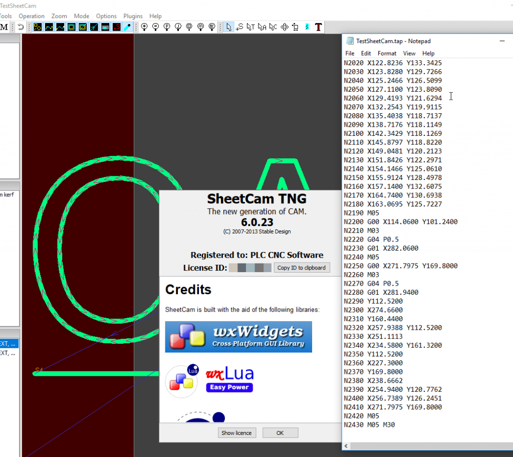 Phần mềm SheetCam - PLC CNC Soft